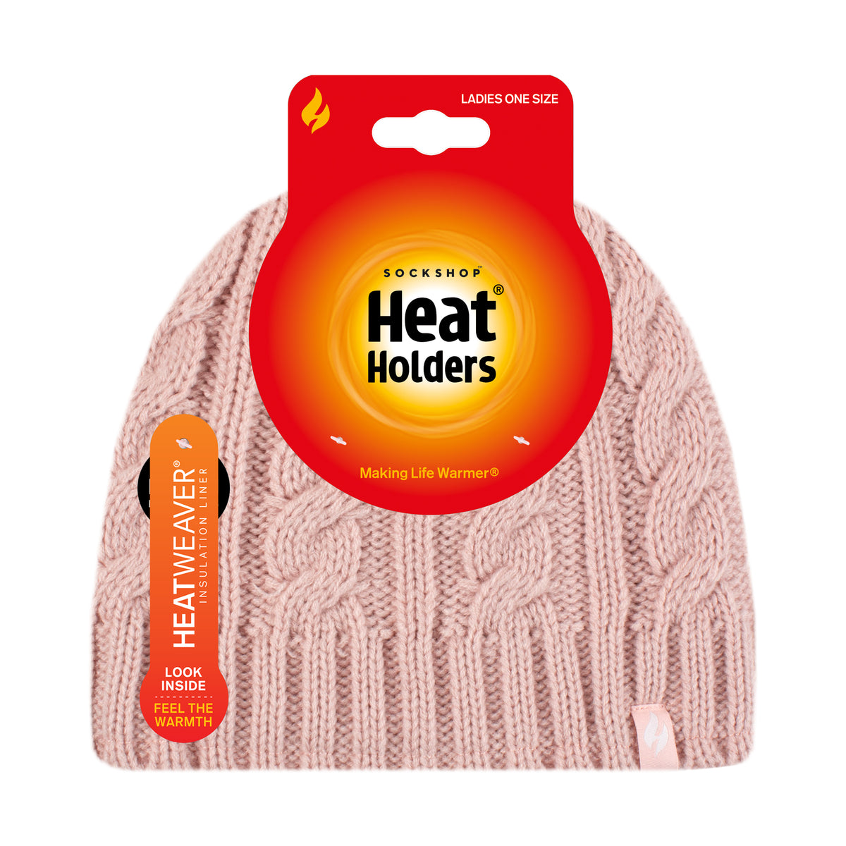 Ladies Original Thermal Hat - Dusky Pink – Heat Holders