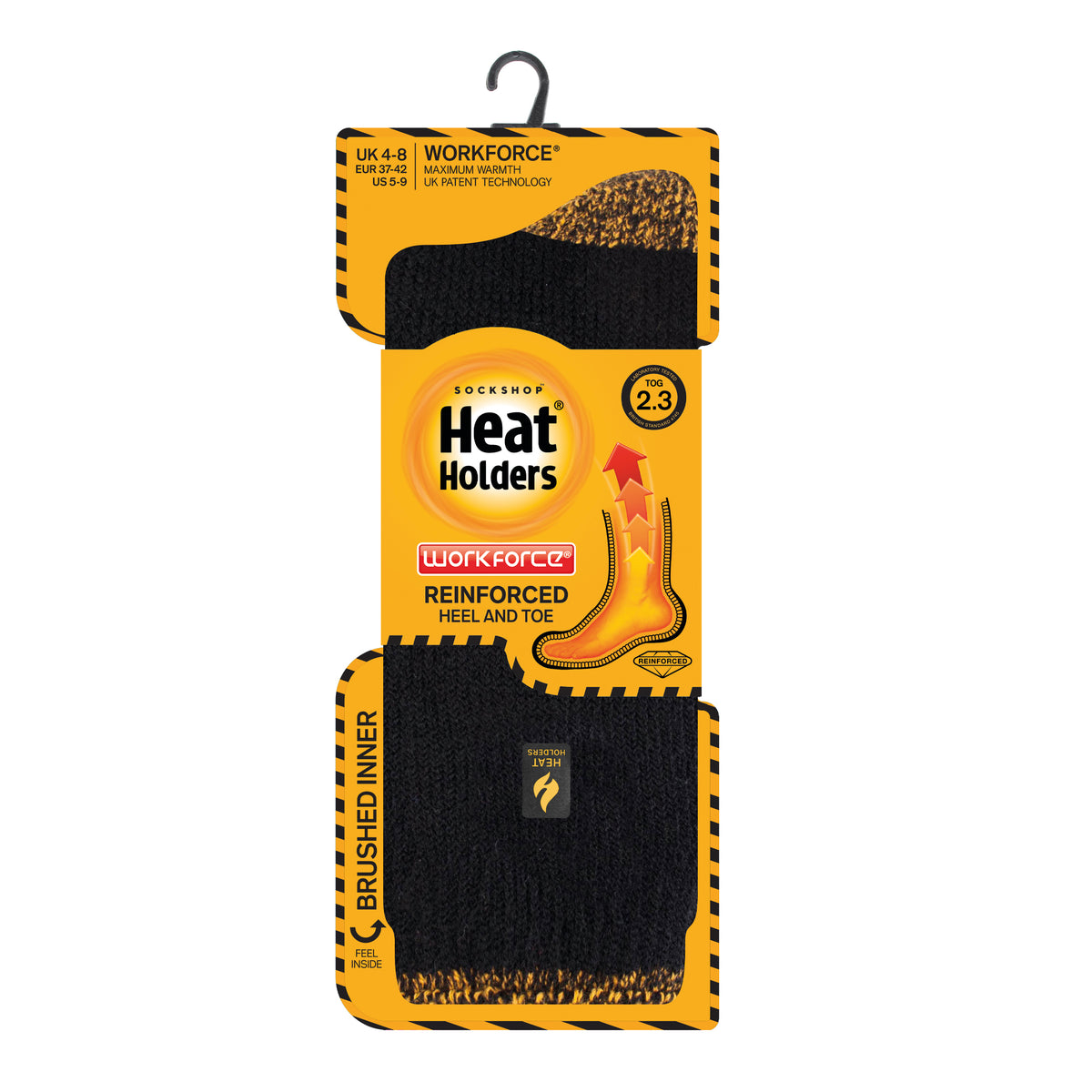 Ladies Original Workforce Thermal Work Socks - Black – Heat Holders