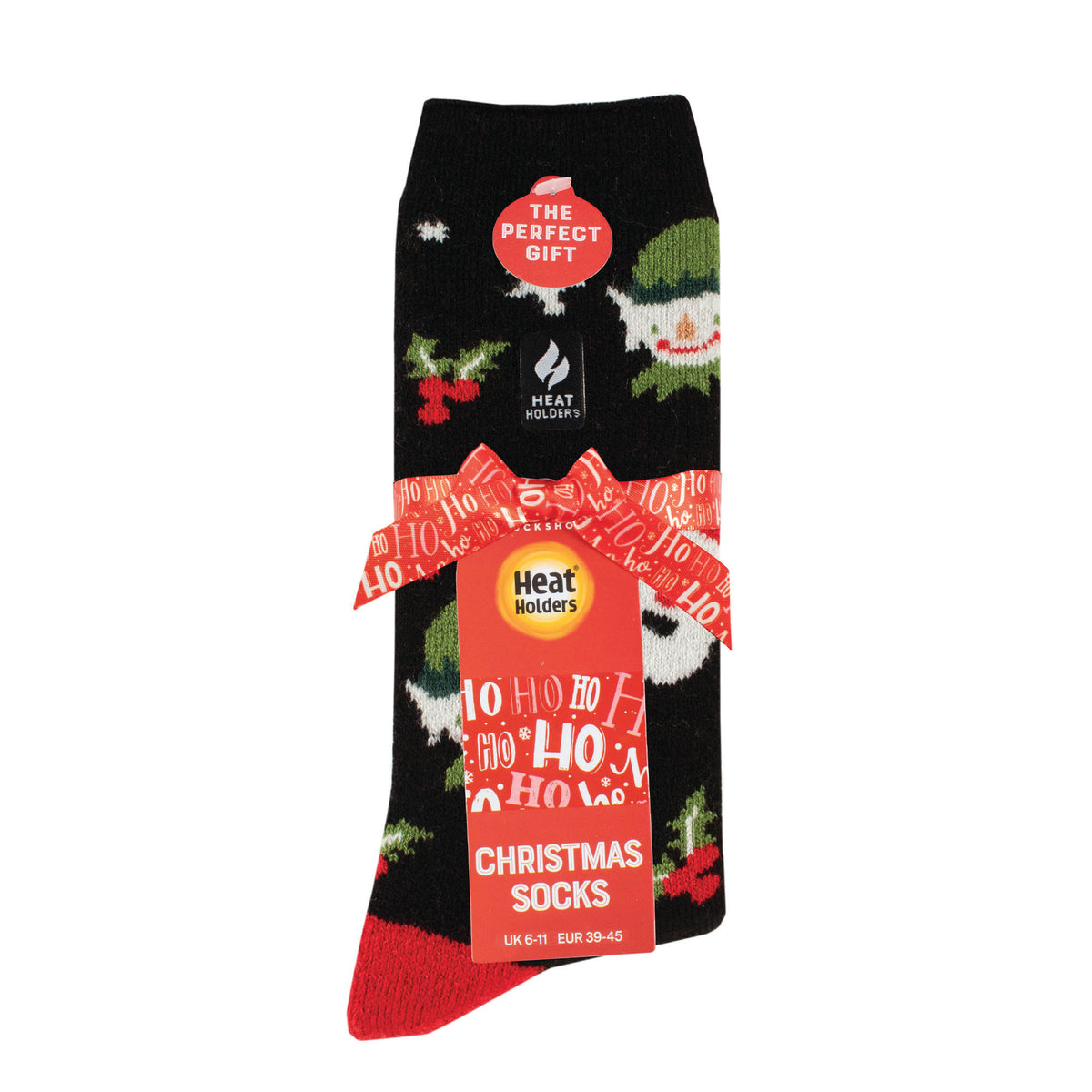 Mens Lite Christmas Socks - Elf / Santa – Heat Holders